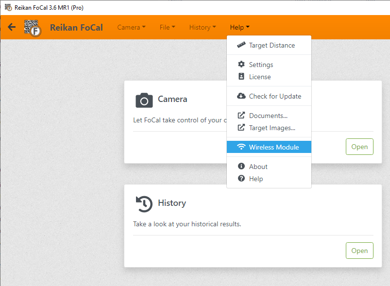 Connecting to FoCal - Reikan FoCal Help